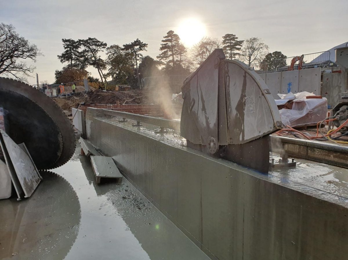 Diamond Track Saw | Diamond Concrete Sawing | Robore