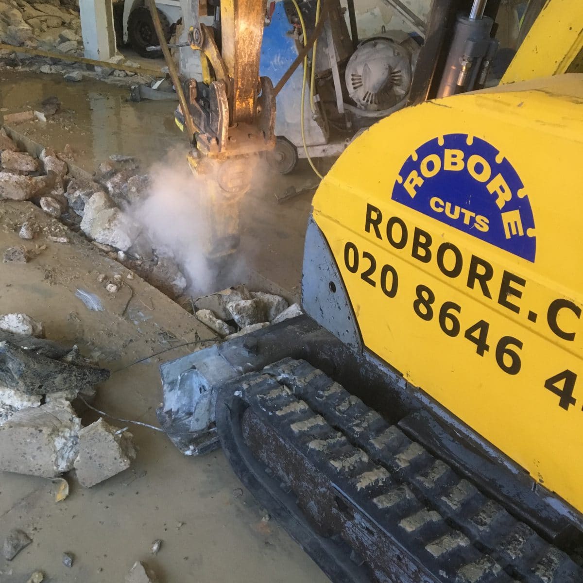Concrete Breaking | Controlled Demolition Services | Robore Cuts